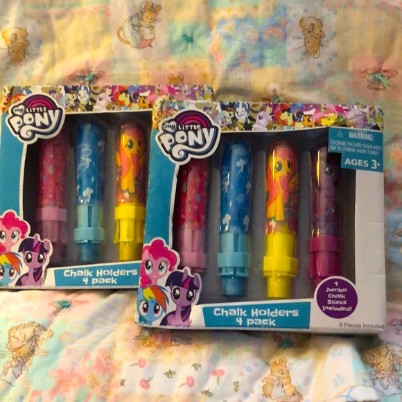 My Little Pony | Toys | My Little Pony 4 Pack Jumbo Chalk Set Wholders ...